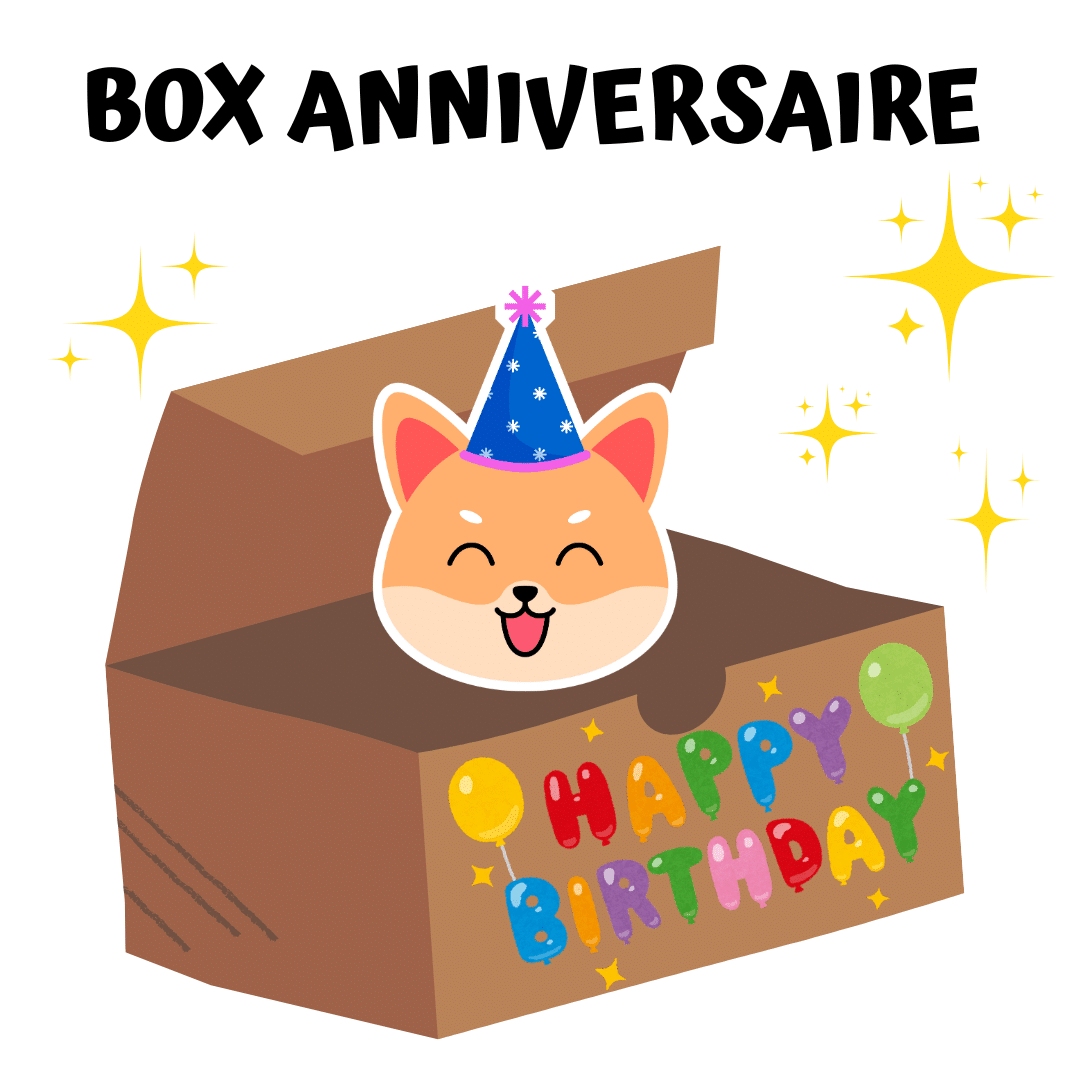 BOX ANNIVERSAIRE POUR CHIEN - Le Cocon de César